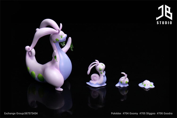 JB Studio Goodra Resin Statue Pre-order Goomy Model Sliggoo 1/20 Scale ...