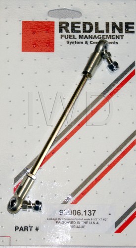 Weber Carb Universal Adjustable Throttle Linkage Rod - 7"- Swivel Ends ...