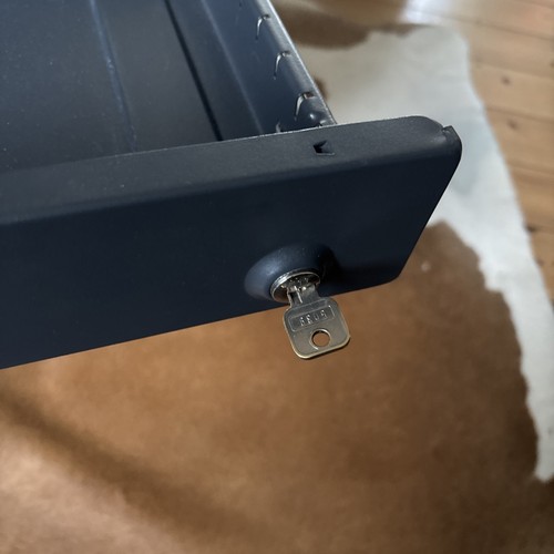 3 Drawer Lockable Under Desk Filing Cabinet Mobile Office Pedestal ...