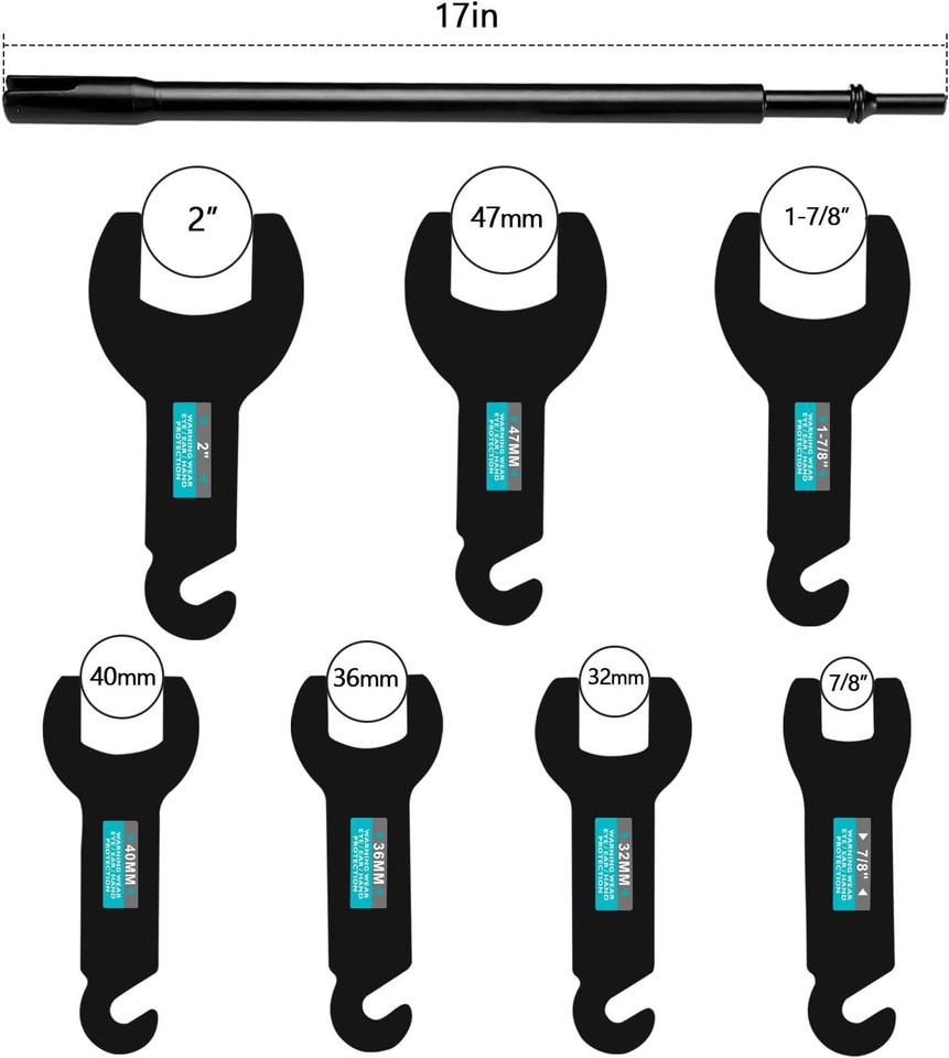 8pcs Fan Clutch Removal Tool - Pneumatic Fan Clutch Tool Kit Compatible ...