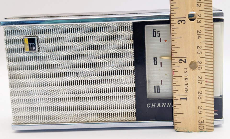 Vintage 6TR Channel Master Corp 6 Transistor Radio Black Model 6506 ...