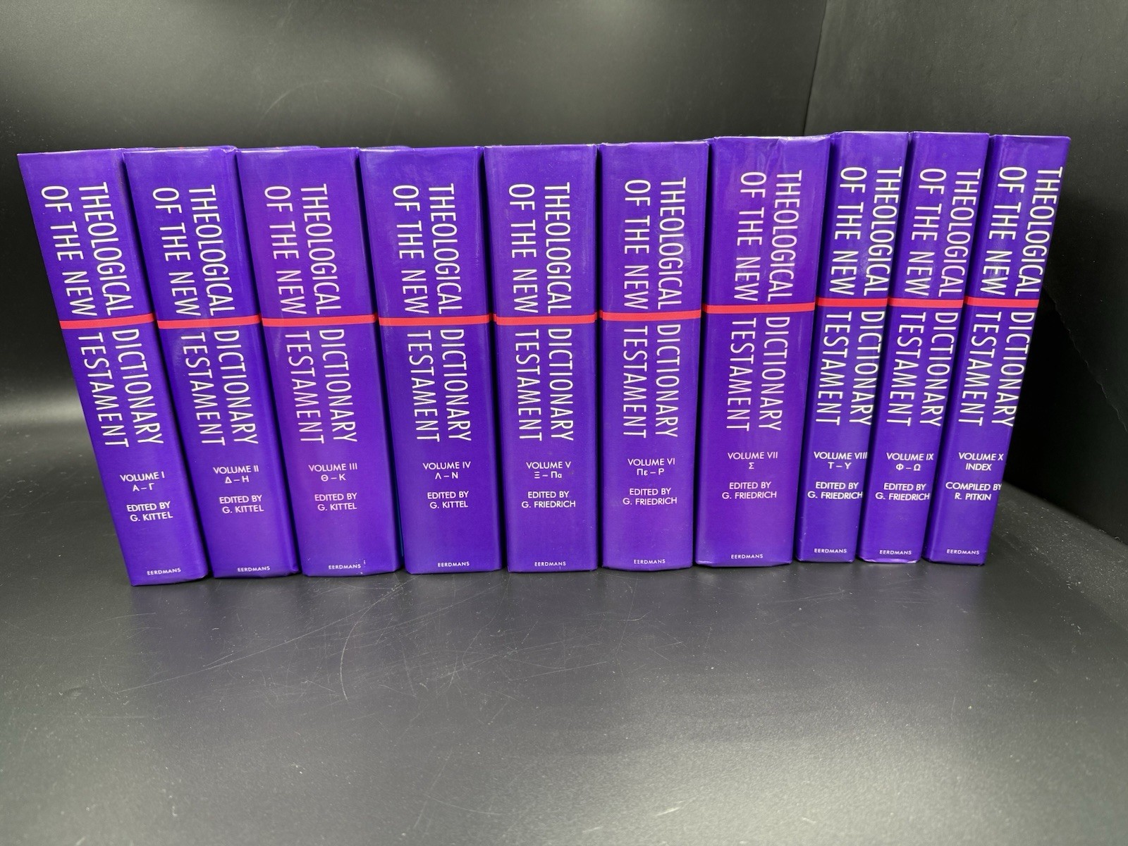 Theological Dictionary of the New Testament TDNT (COMPLETE 10 volume ...