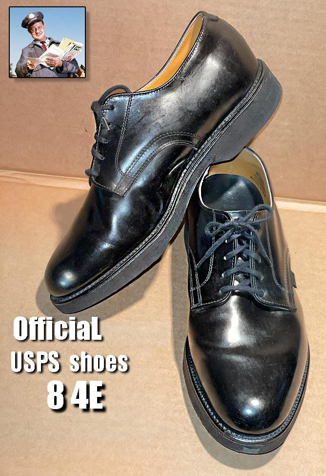 1960s OFFICIAL US POSTMAN SHOES 8.5 4E from TV series… - Gem