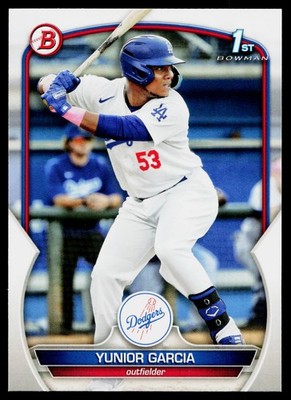 2023 Bowman Prospects - Yunior Garcia #BP-142 - Los Angeles Dodgers | eBay