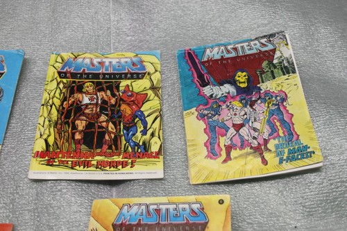 Vintage 80's Masters of the Universe He-man Mini comic book lot 5 | eBay