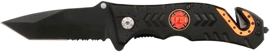 Notfallmesser ,Rettungsmesser mit Gurtschneider& Glasbrecher Dep F NEU ...