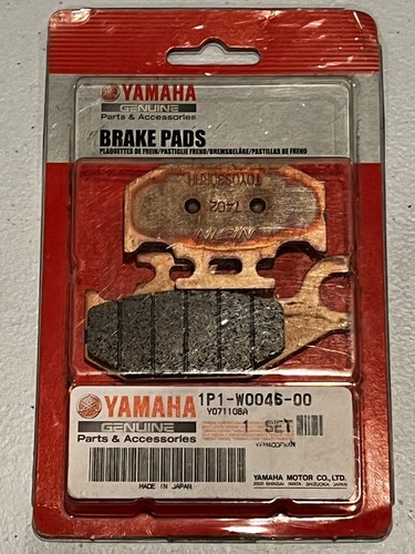 NEW OEM 1P1-W0046-00 NOS Yamaha Brake Pad SET 2008 YFM4 Grizzly 400 4WD ...