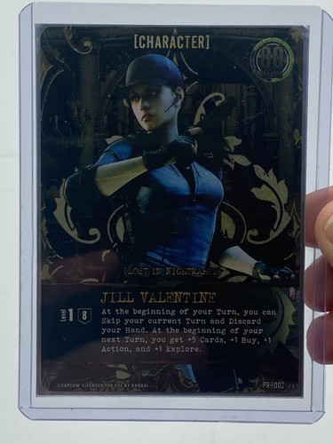 Resident Evil Deck Building Game Promo Card JILL VALENTINE PR-002 | eBay