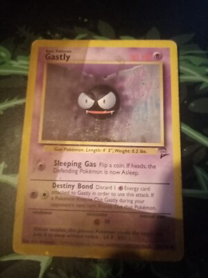 Pokémon TCG Gastly Base Set 2 75/130 Regular Unlimited Common | eBay