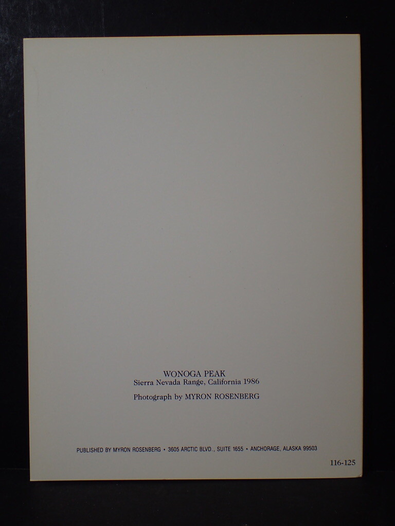 MYRON ROSENBERG ART PHOTOGRAPHY INTERPRETIVE CARD (2) Images CALIFORNIA ...