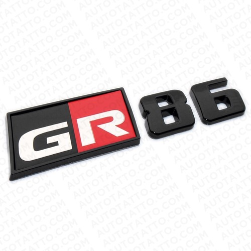 Toyota GR86 Letter Trunk Rear Bumper Liftgate Emblem Badge Logo Sport ...