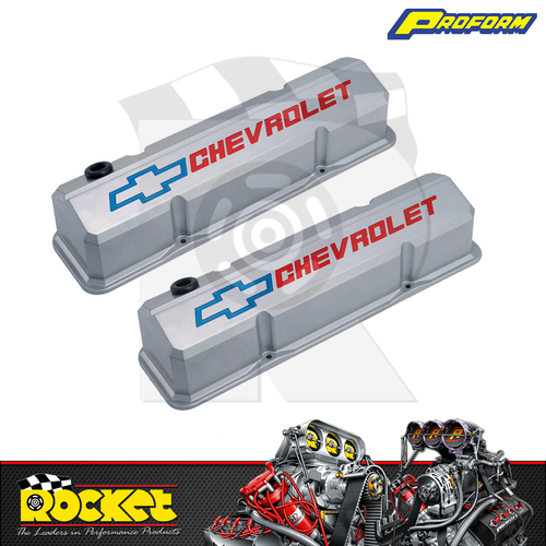 Proform Fits Chevrolet Alloy Slant Edge Valve Covers Fits Chev SB ...
