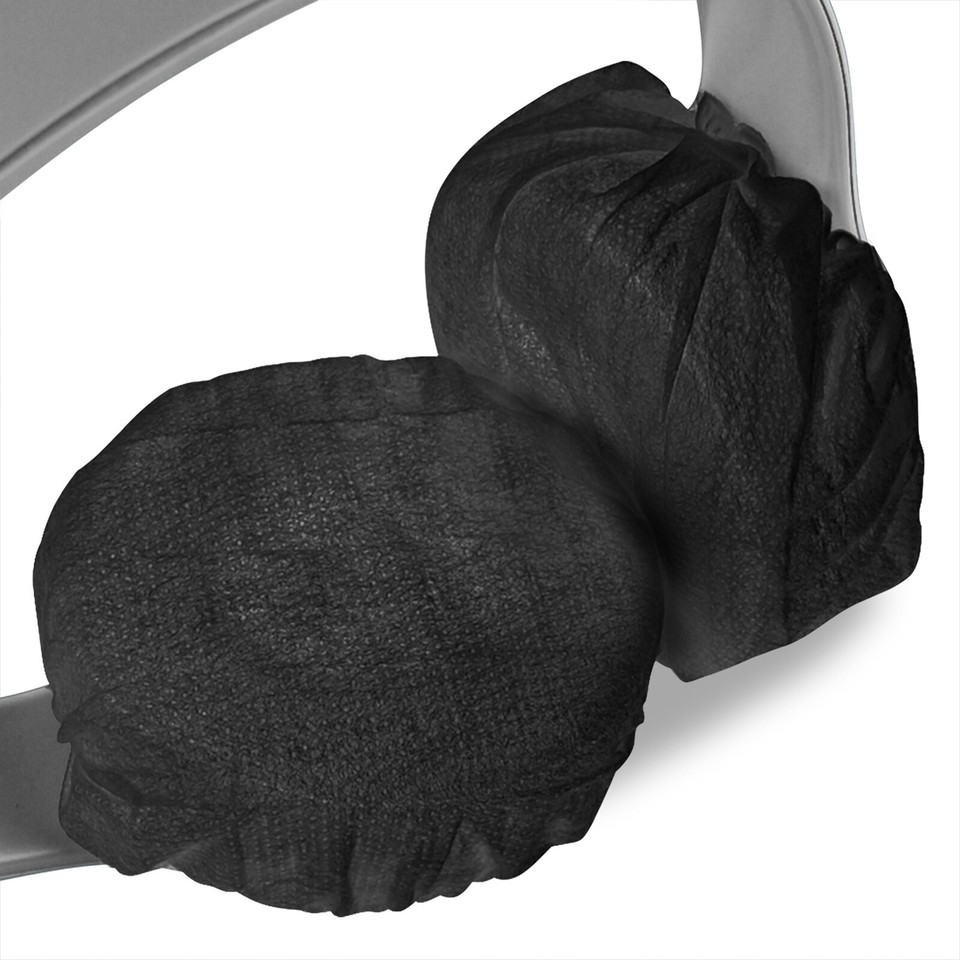 Geekria 100 Pairs Disposable Headphone Ear Covers (S / Black) | eBay