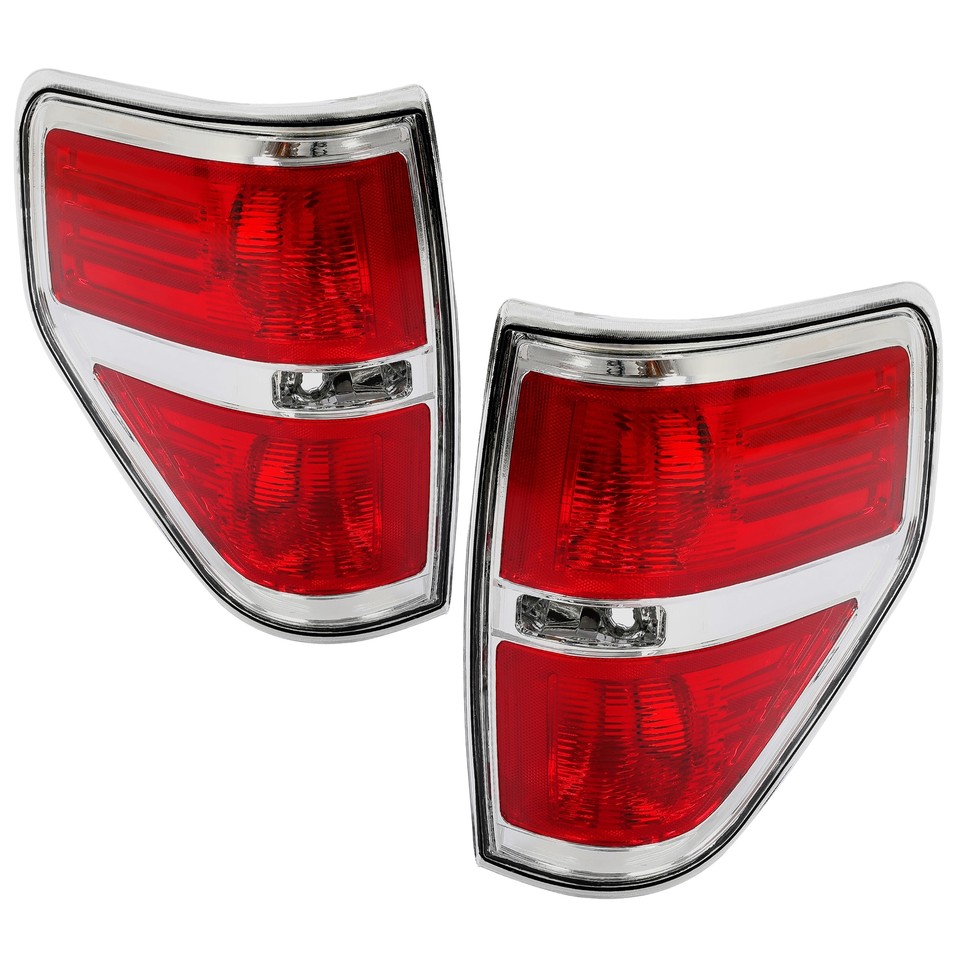 Rear Tail Lights Brake Lamps Set For Ford F150 F-150 Pickup 2009-2014 ...
