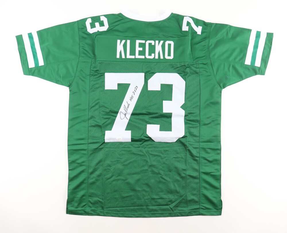 Joe Klecko Signed Jets Jersey "HOF 2023" (JSA COA) D.E. New York Sack ...