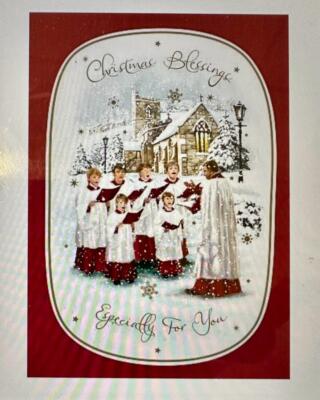 6 x Traditional Religious Blessing Especially For You Christmas Card ...