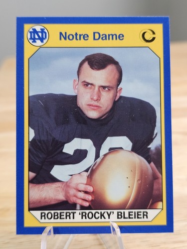Robert "Rocky" Bleier 1990 Collegiate Collection Notre Dame #41 | eBay
