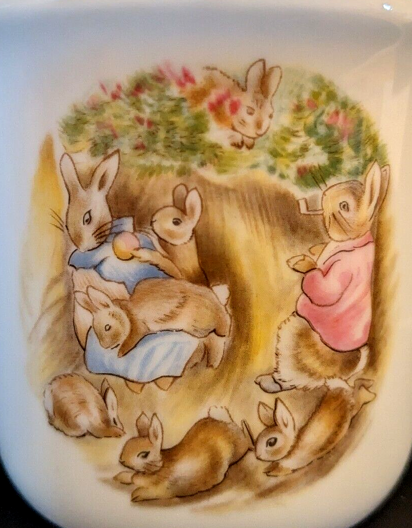 Royal Albert Beatrix Potter THE FLOPSY BUNNIES Tea Cup Children’s Mug ...