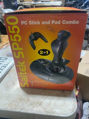 Saitek SP550 PC Stick And Pad Combo Game Controller PC - Boxed | eBay