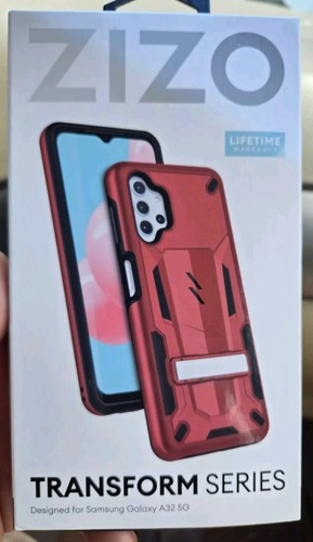 Zizo Transform Series Galaxy A32 5G Red Cell Phone Case W/ Kickstand ...