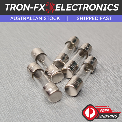 5Pcs 500mA Glass Fuse M205 5mm x 20mm Fast Blow F500mAL 250V AUSTRALUX ...