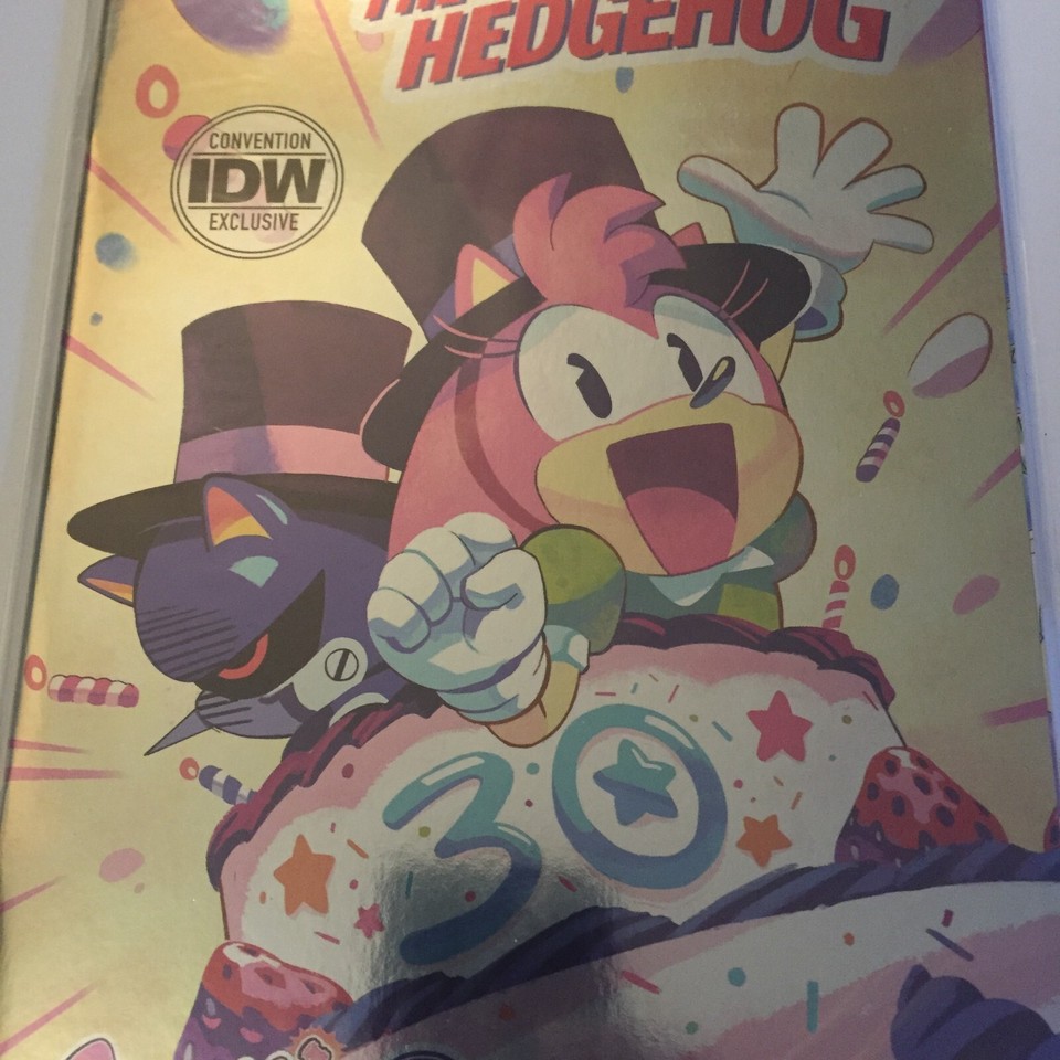 2023 IDW Comic Con Exclusive Sonic the Hedgehog Amy 30th Anniversary ...