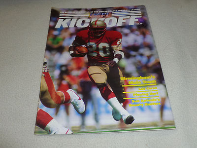 USFL KICKOFF FOOTBALL MAGAZINE VOL 3 ISSUE 3 LEE CORSO BIRMINGHAM ...