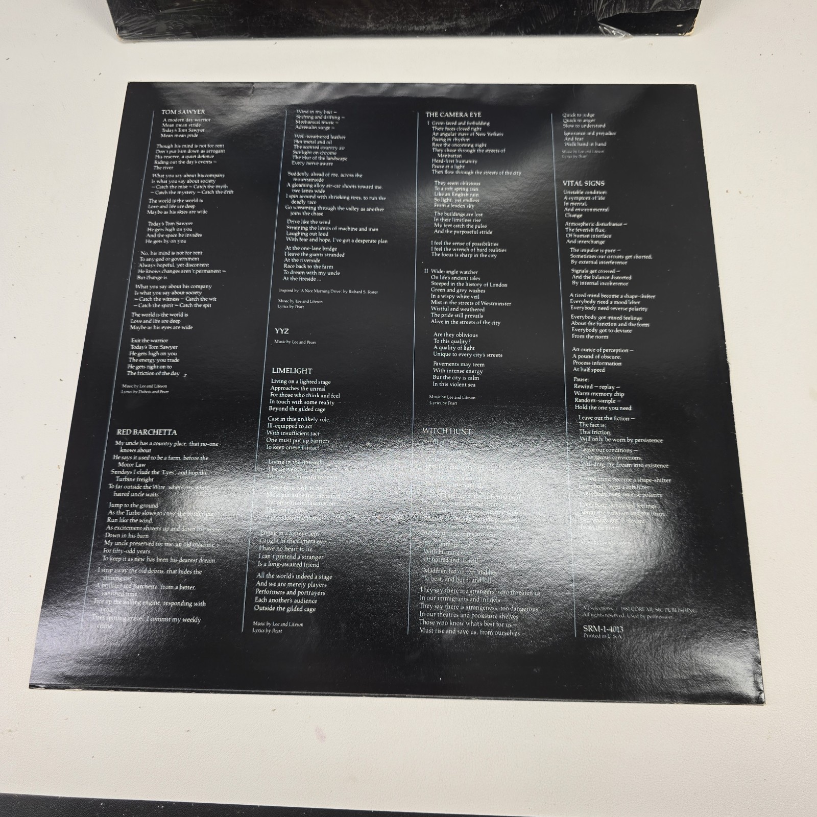 RUSH Moving Pictures Album LP Record 1981 Mercury Records SRM-1-4013 ...