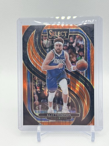 2024-25 Klay Thompson Select Prizm Orange Flash Premier Level | eBay