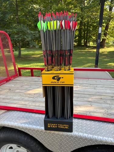 GOLD TIP HUNTER 400 ARROWS W/RAPTOR VANES W/INSERTS...SAVE A BUCK ...