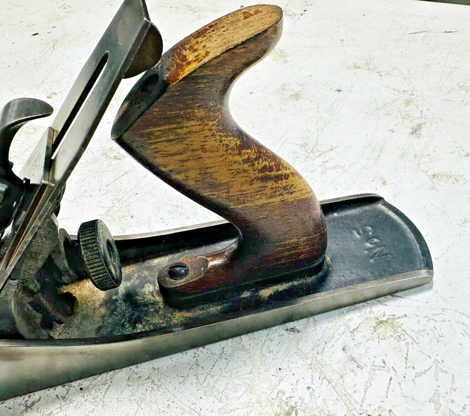 Antique Vintage 18" Stanley Bailey No. 5 Wood Plane 1918750 | eBay