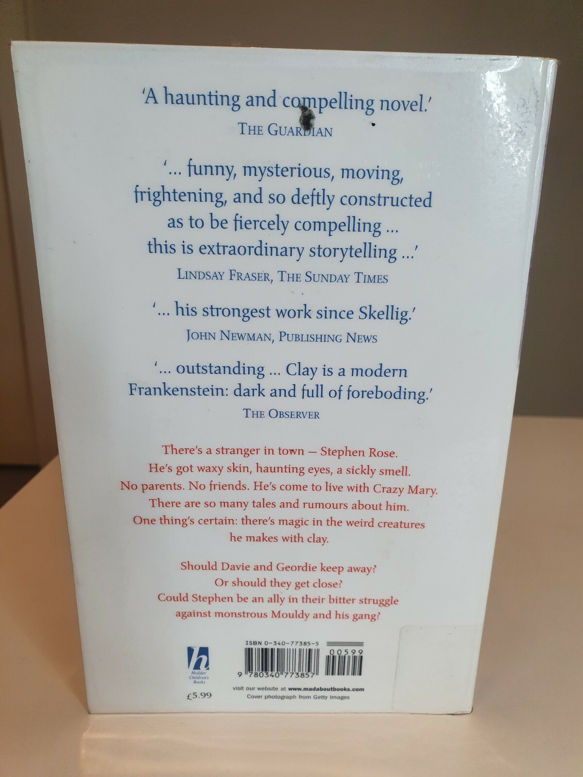 Clay by David Almond (Paperback, 2006) book strange mysterious ...