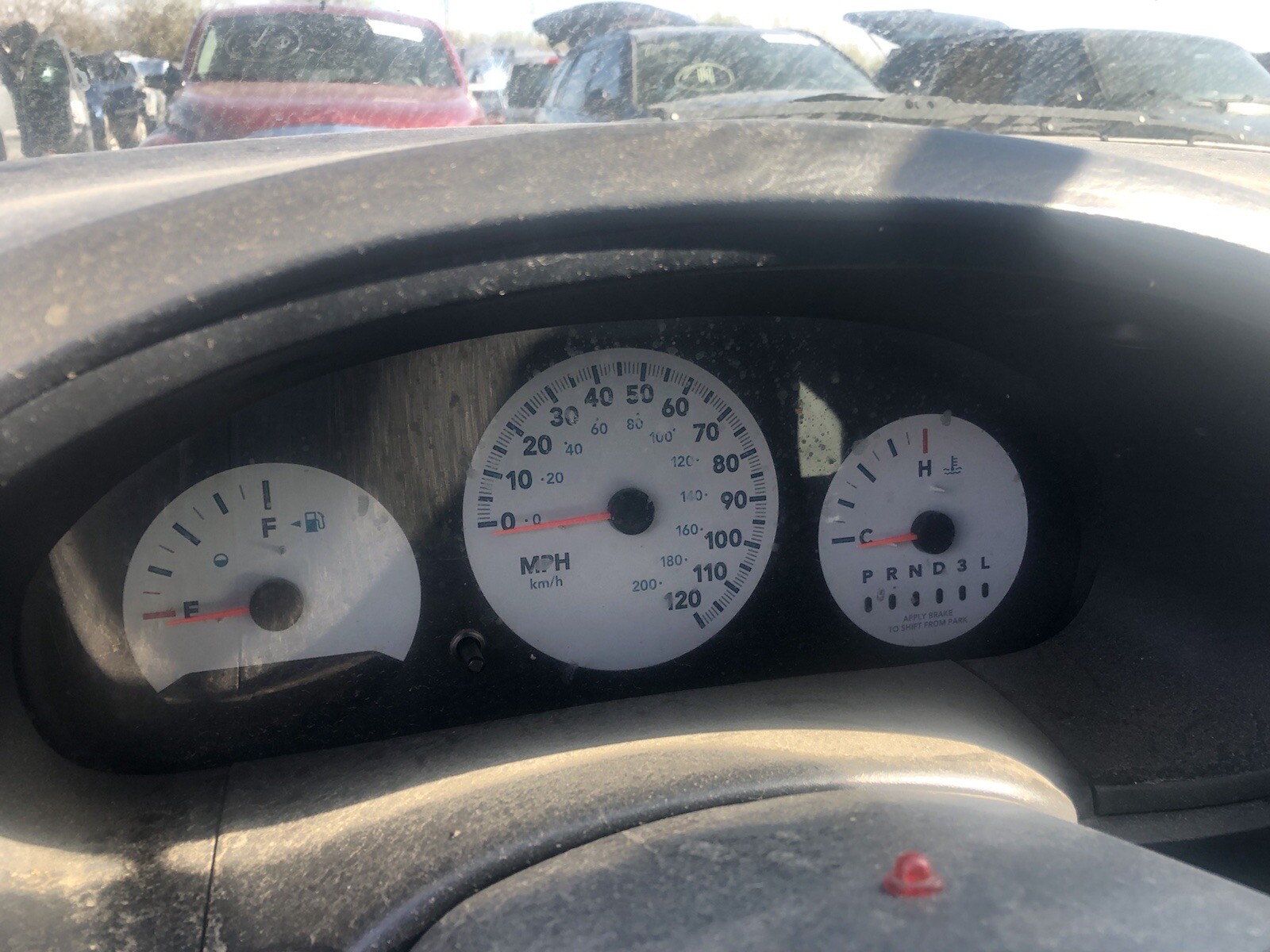 74, 475 miles 2003 2004 2005 DODGE CARAVAN INSTRUMENT CLUSTER ...