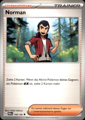 Pokemon 168/182 - Norman - Uncommon - PAR Paradoxrift | eBay.de