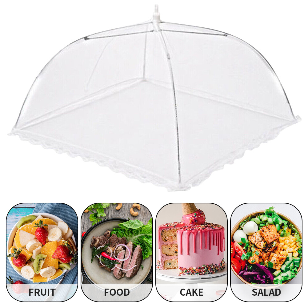 # Foldable Food Cover Breathable Food Mesh Cover for Indoor Outdoor ...