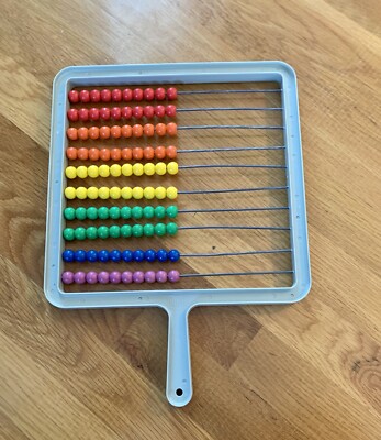 Vintage IDEAL 7303 MODERN COMPUTING ABACUS-Handheld Math counting ...
