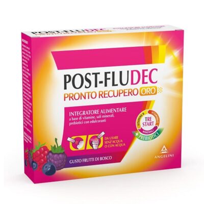 Angelini Post-Fludec - Pronto Recupero Oro Frutti di Bosco, 12 Bustine | eBay