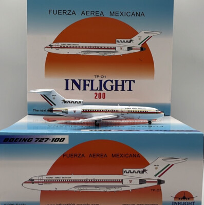 FUERZA AEREA MEXICANA B727-100 Reg:TP-01 Diecast Models 1:200 Scale ...