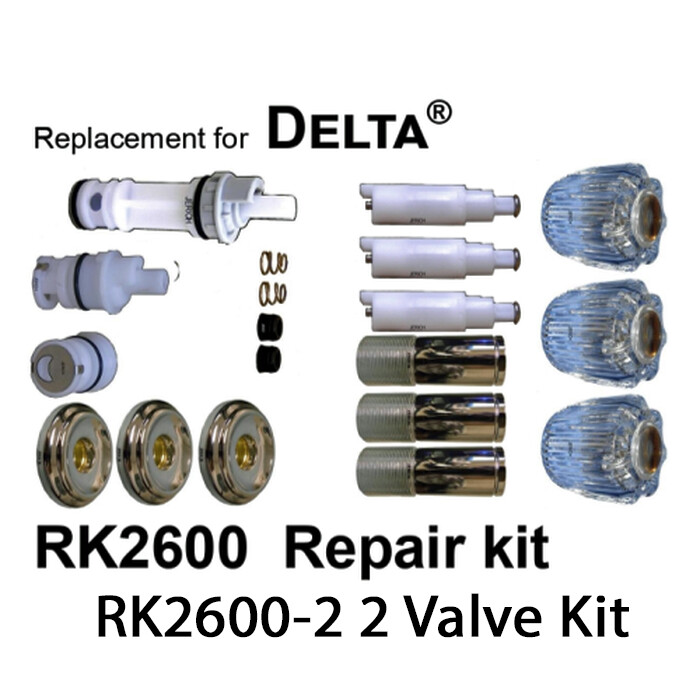 Delta Rebuild Kit 3 Valve RK2600 | eBay