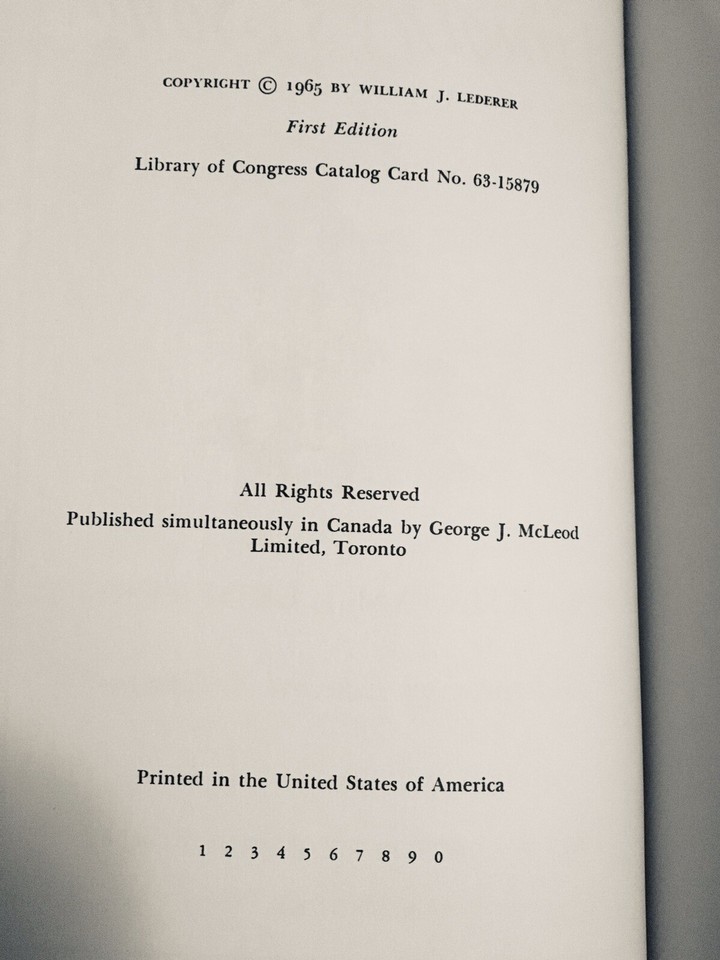 1st Edition SIGNED Timothy’s Song WILLIAM LEDERER Edward Ardizzone ...