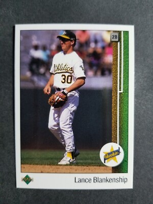 1989 Upper Deck rookie LANCE BLANKENSHIP card # 15 [C12] | eBay