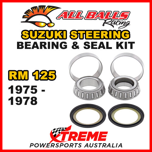 22-1005 For Suzuki RM125 RM 125 1975-1978 Steering Head Stem Bearing ...
