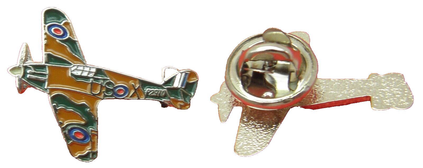 WWII Hurricane Plane Pin Badge Aircraft World War 2 Aeroplane Brooch ...