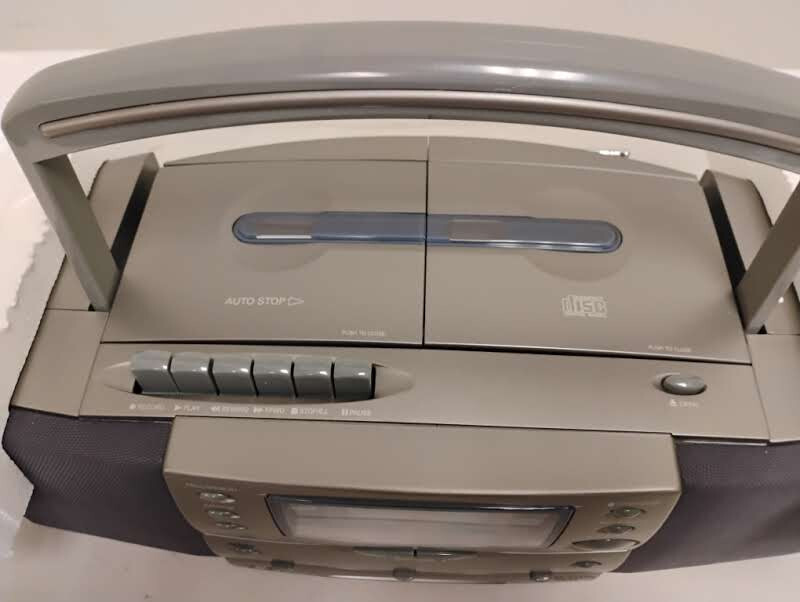 SANYO MCD-Z16 Portable CD/Cassette Boombox Radio - New Old Stock | eBay