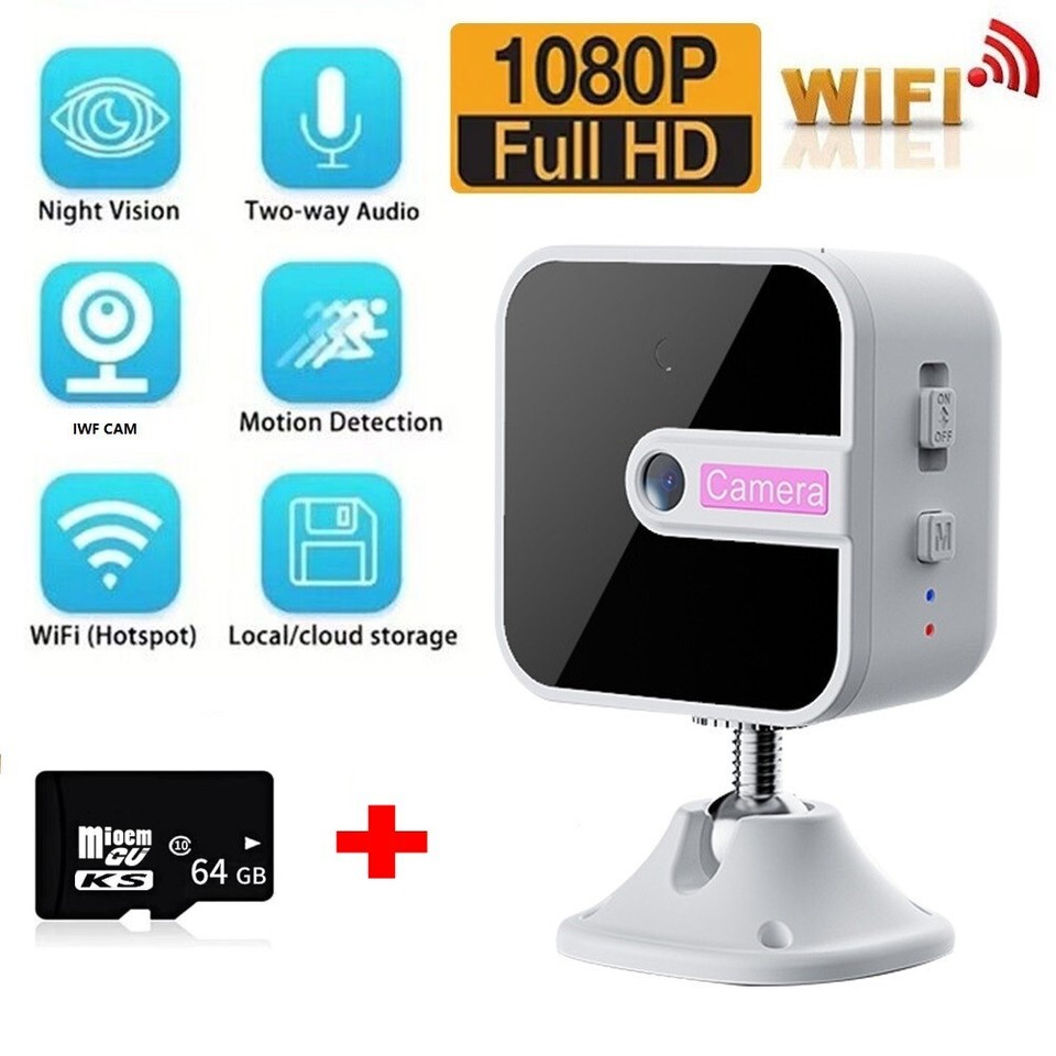 HD 1080P Wireless Battery Security Camera WiFi Baby Monitor Security AP ...