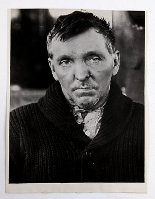 1928 Flint Michigan Adolph Hotelling Child Murder Suspect Vintage Press ...