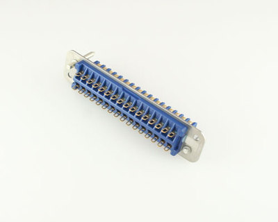 26-159-32 32-Pin Contact Rack and Panel Blue Ribbon Connector Plug Wire ...