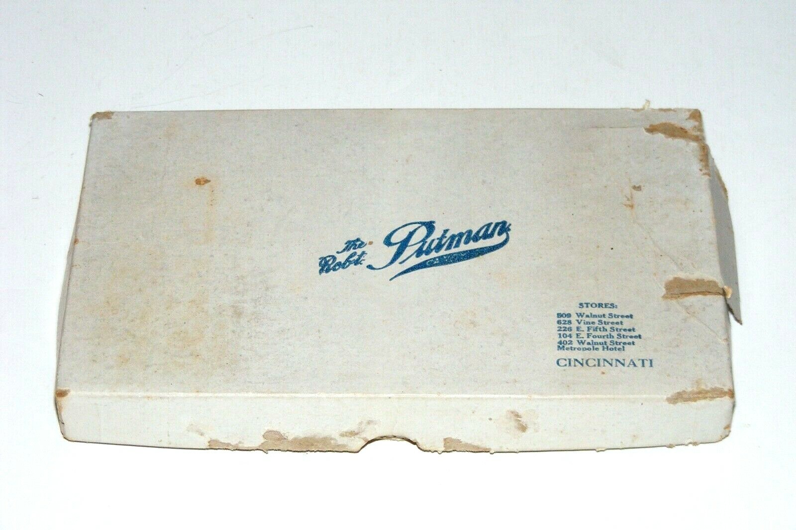 Vtg 1915 Robert Putnam Candy Box Cincinnati Ohio WWI Era Confectioner ...