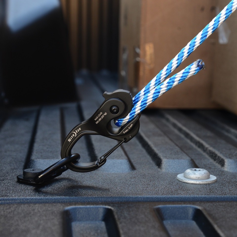 Nite Ize CamJam XT Aluminum Rope Tightener, Large - 500 lb Load Limit ...