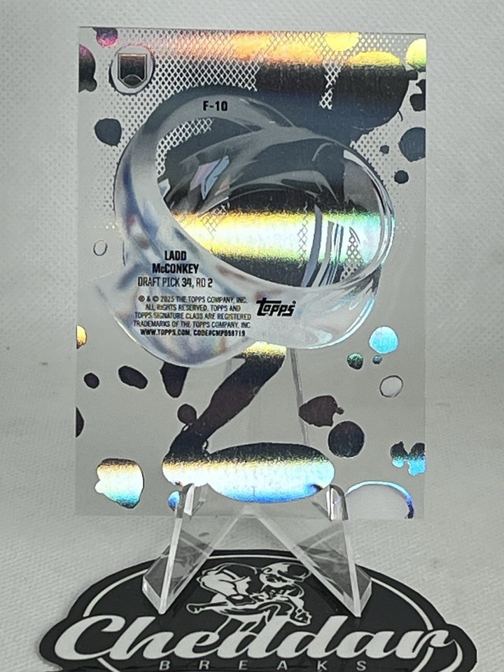 2024 Signature Class Football Fluidity Ladd McConkey SSP Case Hit | eBay